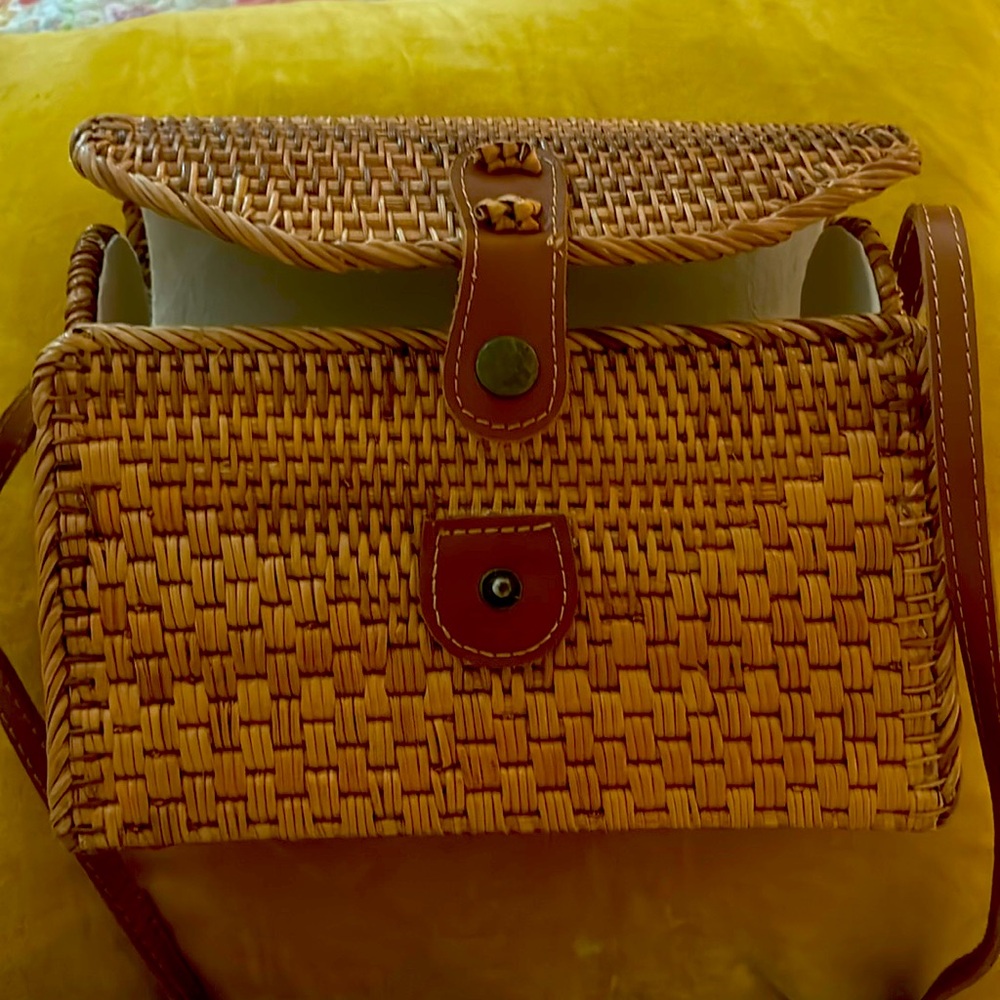 Rattan Purse - Rectangular - Gem